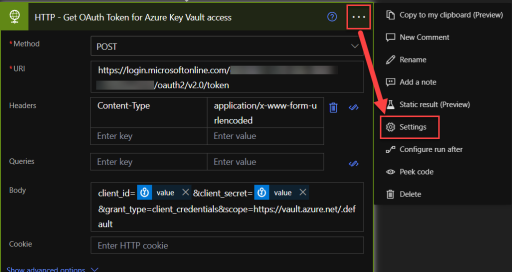 Power Automate Store Your Api Access Tokens In Azure Key Vaults And 5636