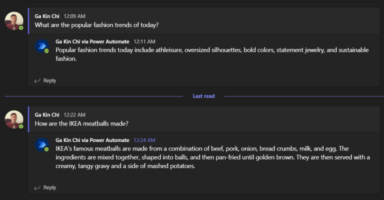 Power Automate: Integrate GPT-3/OpenAI in Microsoft Teams - recursion.no