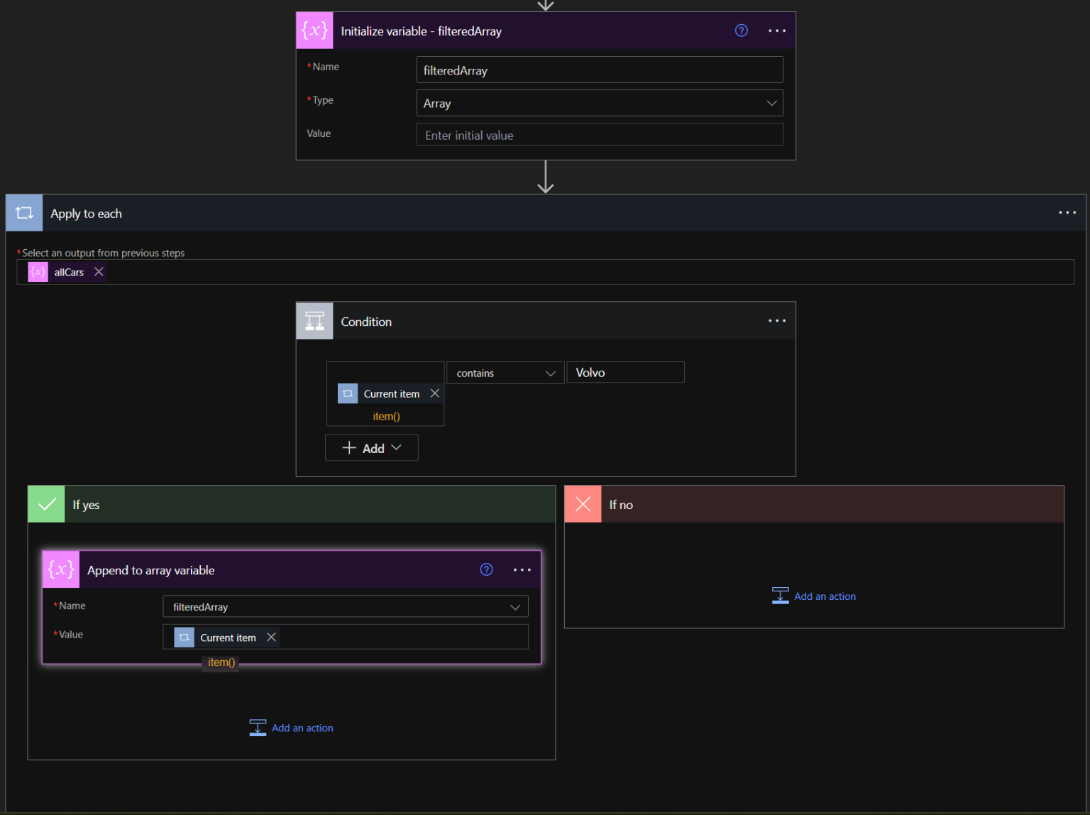 Power Automate Extract Combine Join And Filter Array Values Recursionno