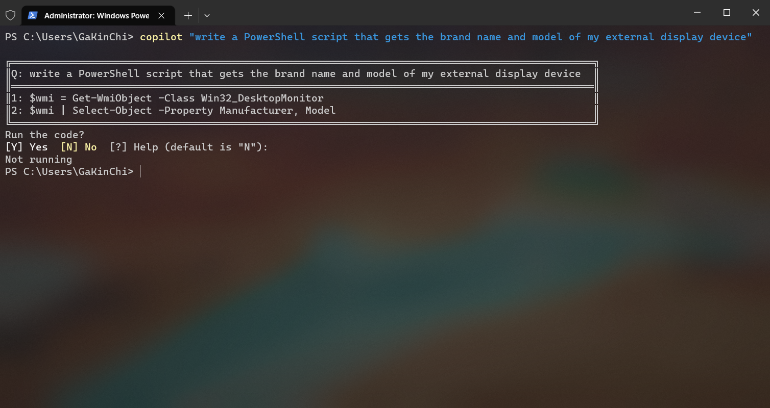 PowerShell: OpenAI Integration (CoPilot, GPT-3, DALL•E & More) - recursion.no