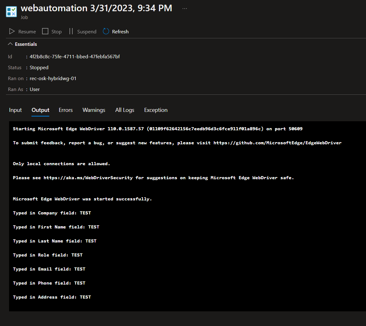 Power Automate Web Automation With Powershell Azure Automation Selenium Dll Library
