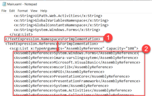 UiPath: Resolving Missing Namespace In A Project - recursion.no