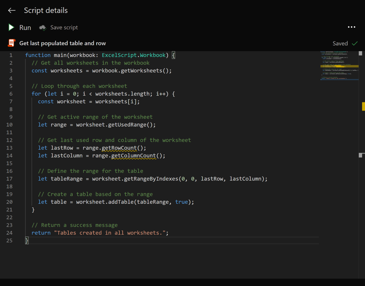 Power Automate Auto Create Excel Table Based On Dynamic Content With Excel Automation Script