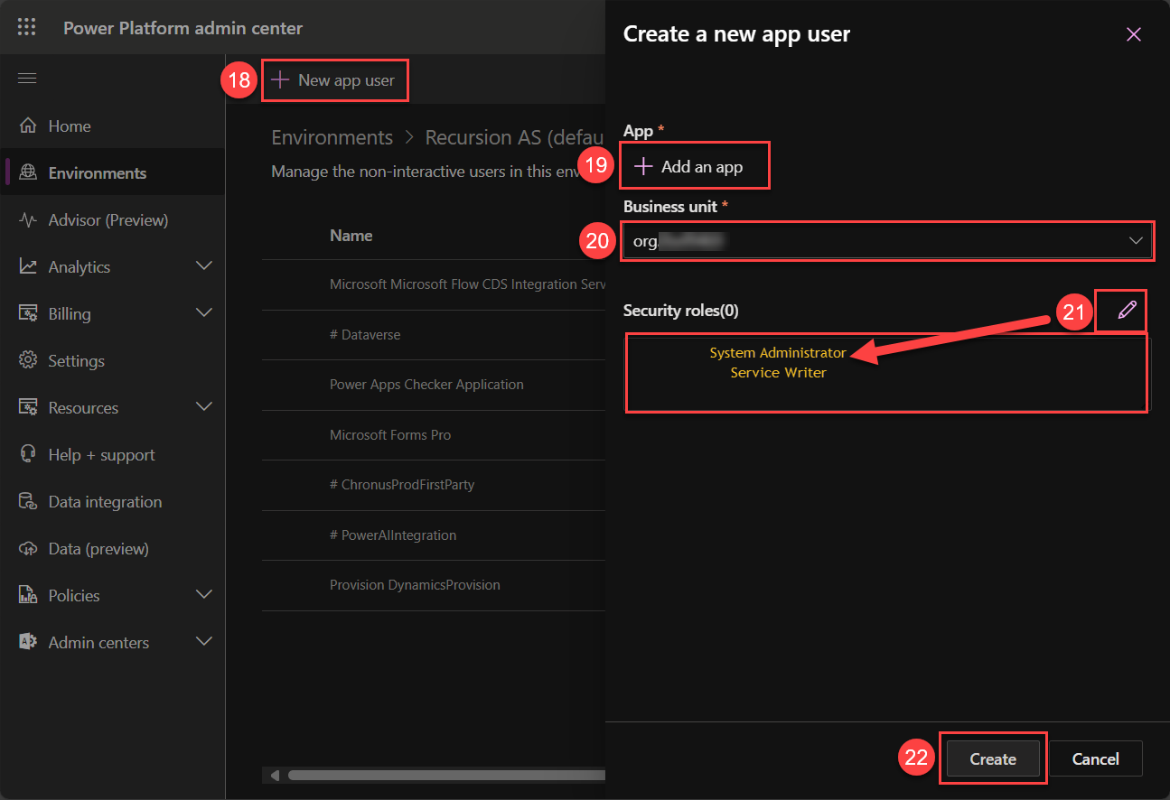 Dataverse: Setup Service Principal Access for Environment - recursion.no