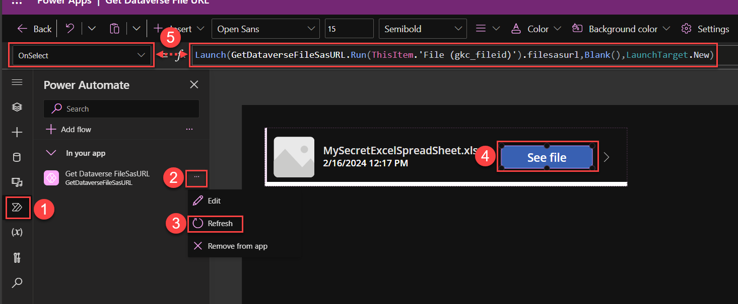 Power Automate Get Dataverse File Url Show File Content Recursionno