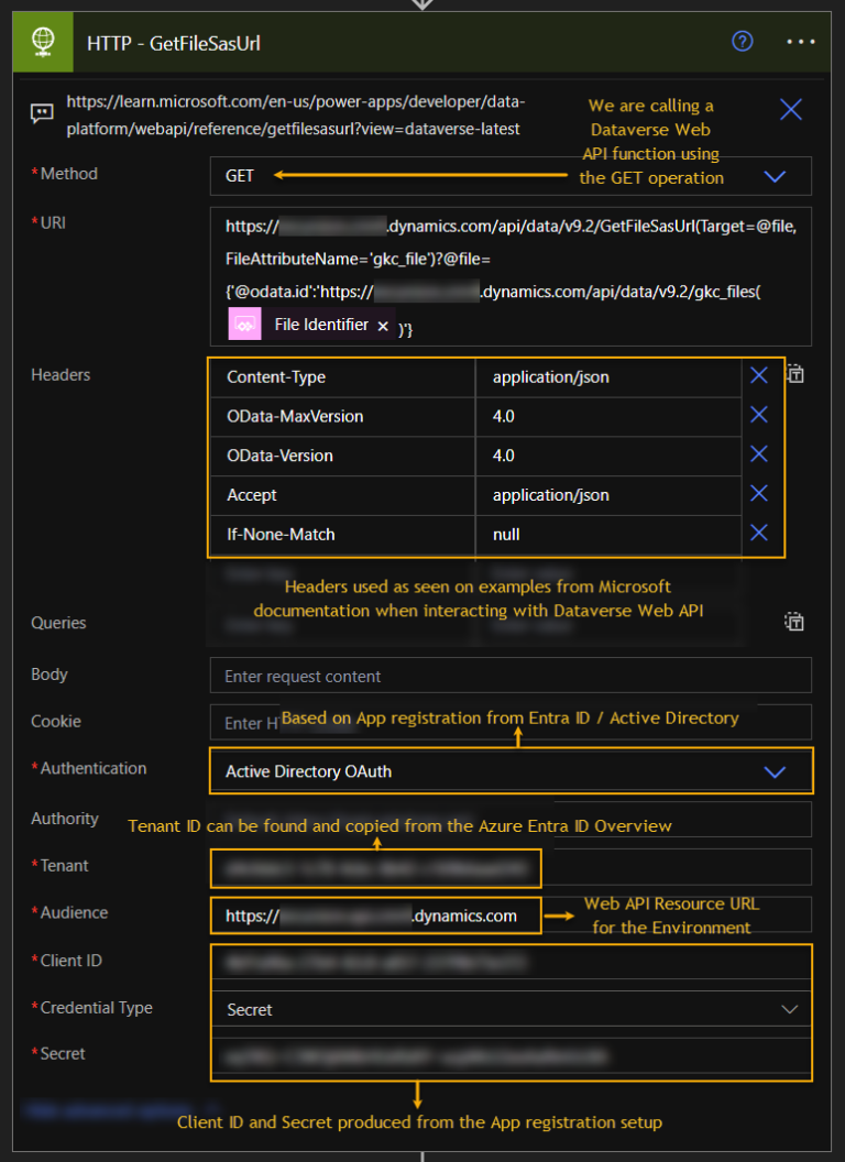 Power Automate: Get Dataverse file URL (show file content) - recursion.no
