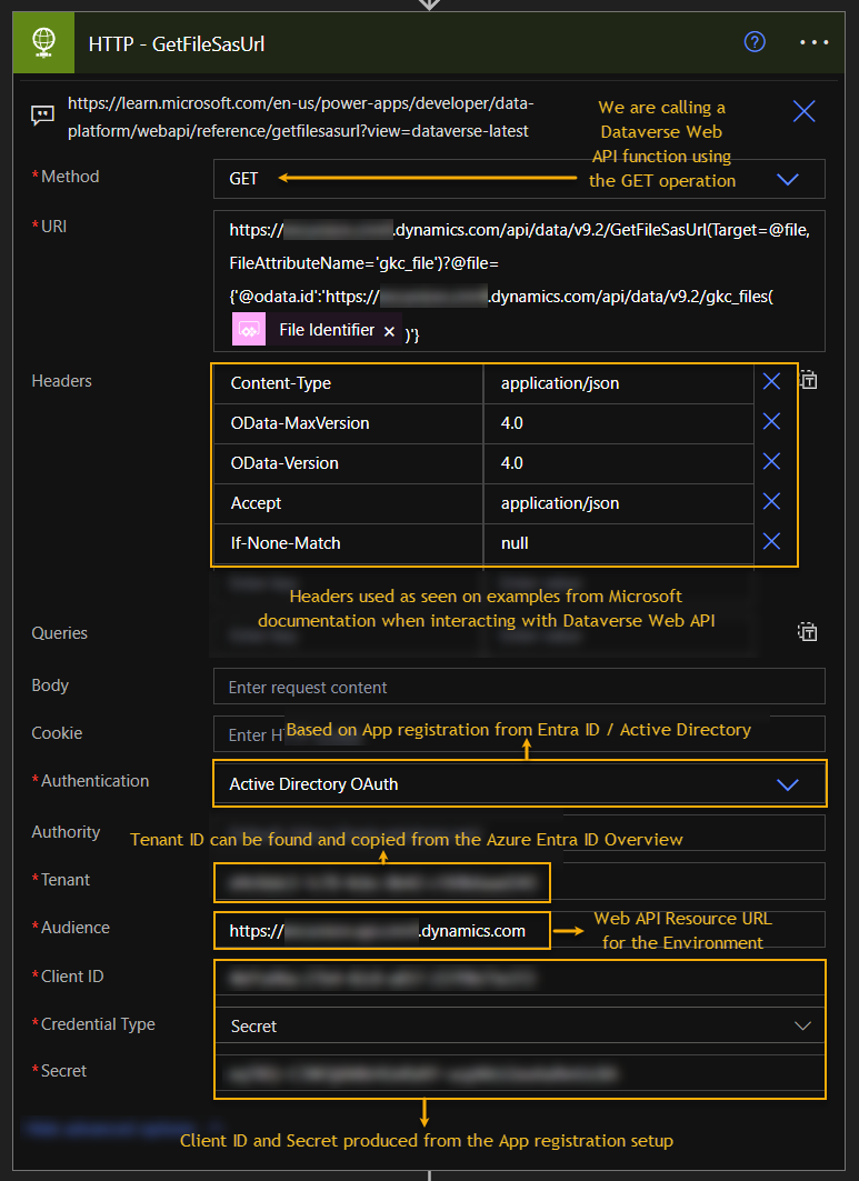 Power Automate Get Dataverse File Url Show File Content Recursionno