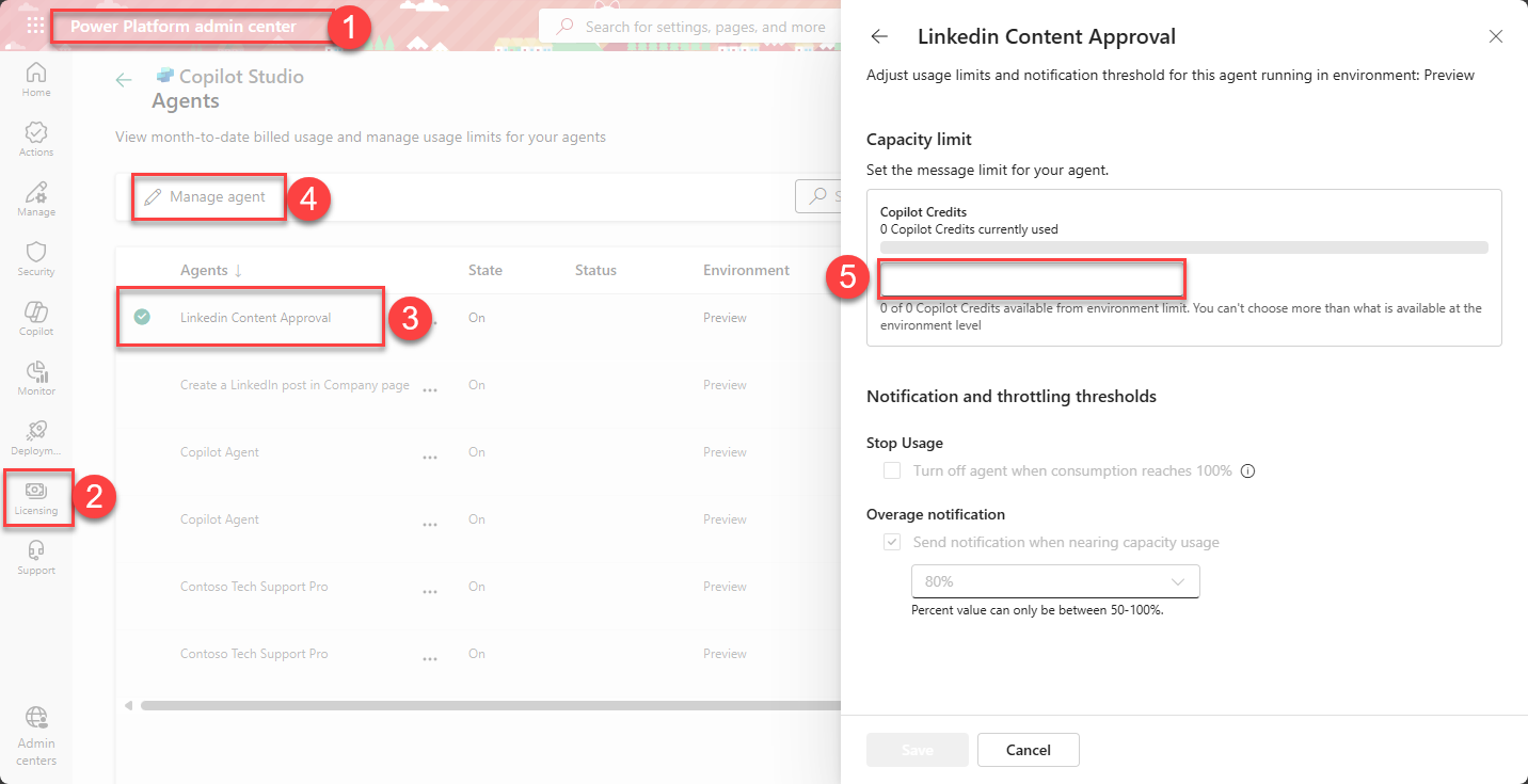 Setting up and estimating credit limits for Copilot Studio Agents - recursion.no